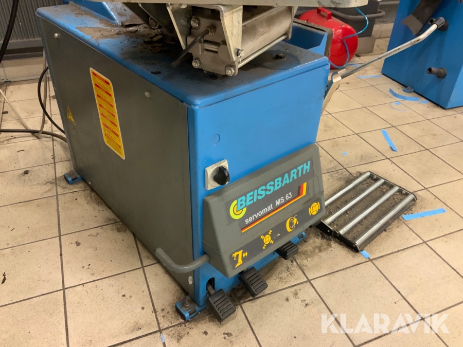 Däckmaskin Beissbarth Servomat MS 63, Alingsås, Klaravik a