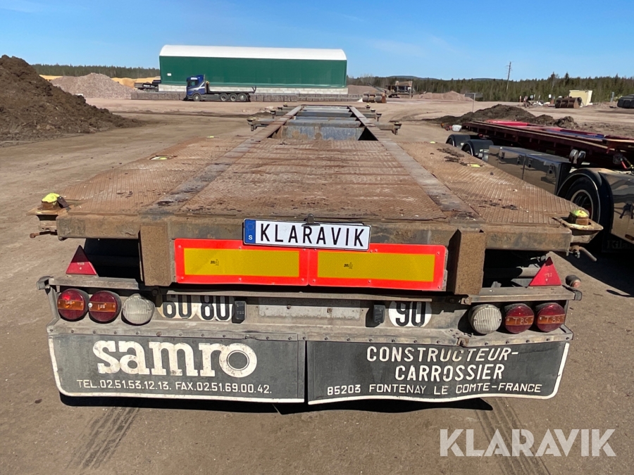 Trailer Samro SR 334, Bollnäs, Klaravik auktioner