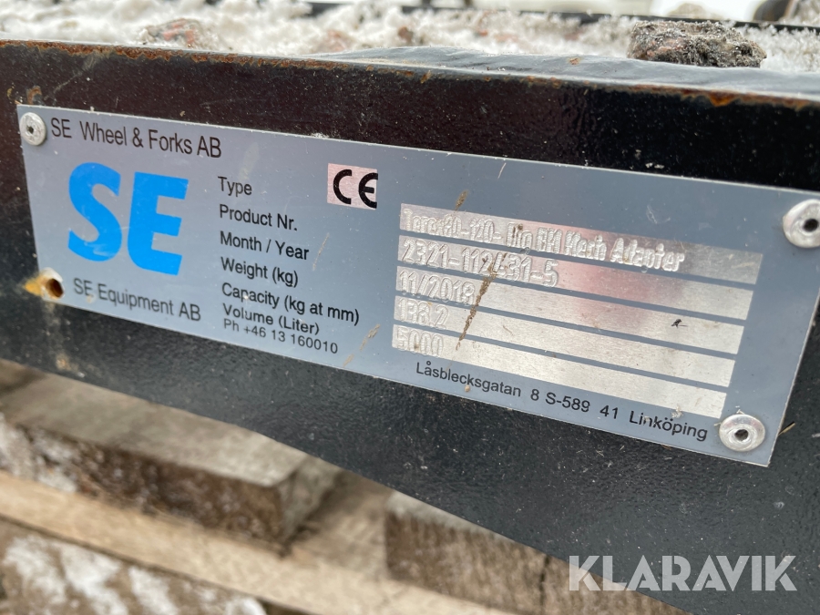 Adapter terex till Stora BM SE