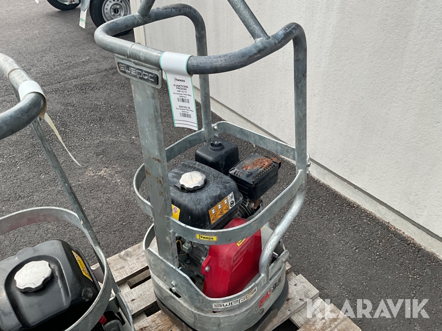 Markvibrator 2st Swepac FR 95, Eskilstuna, Klaravik auktione