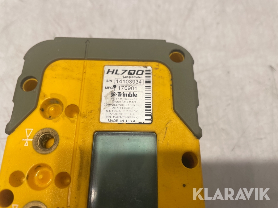 Lasermottagare Spectra HL700, Svalöv, Klaravik auktioner
