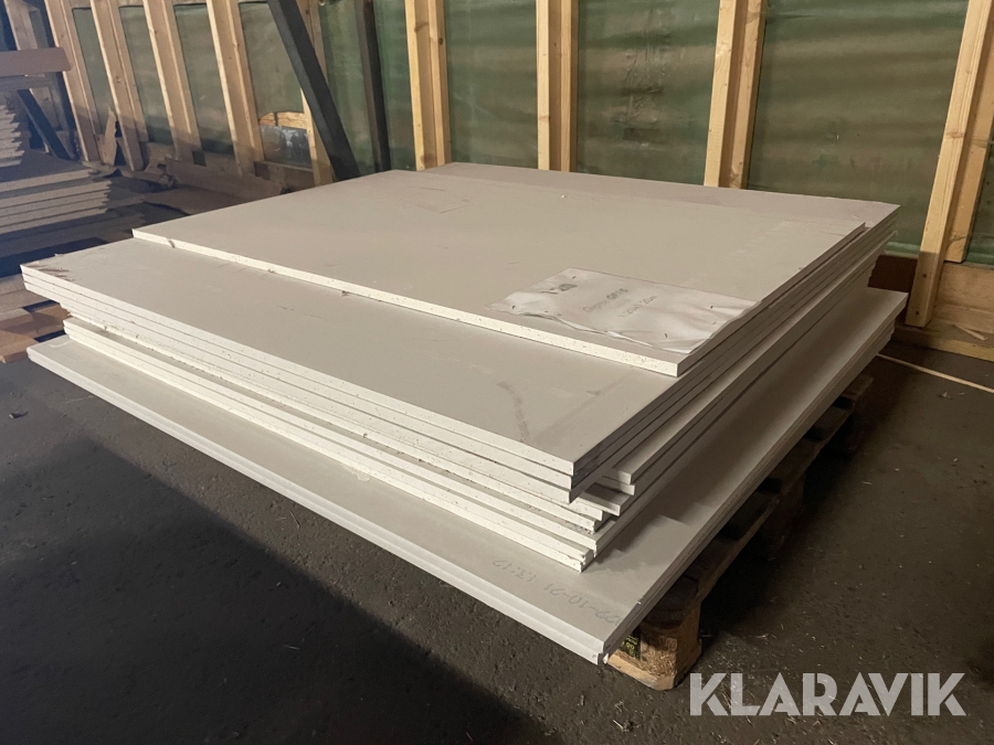 Gipsskiva Gyproc GF15, Högsby, Klaravik auktioner
