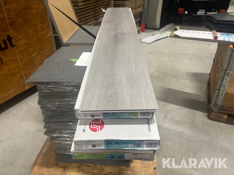 Vinylgolv ca 6,2 m2 Välinge Flooring Driftwood Rigid core, F