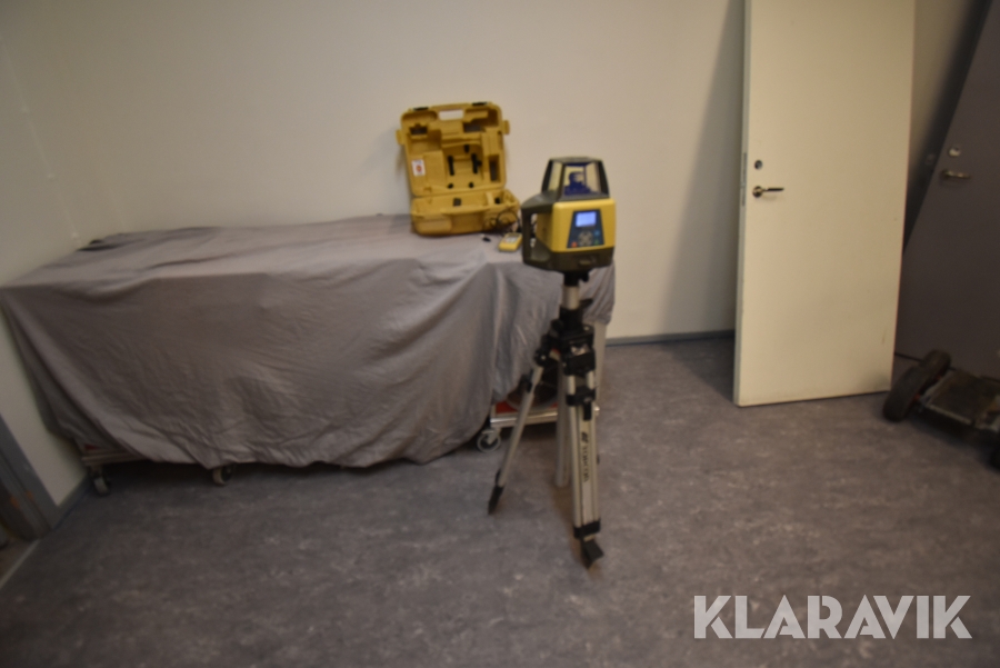 Tvåfallslaser med stativ & mottagare Topcon RL 200-2S, Jönkö