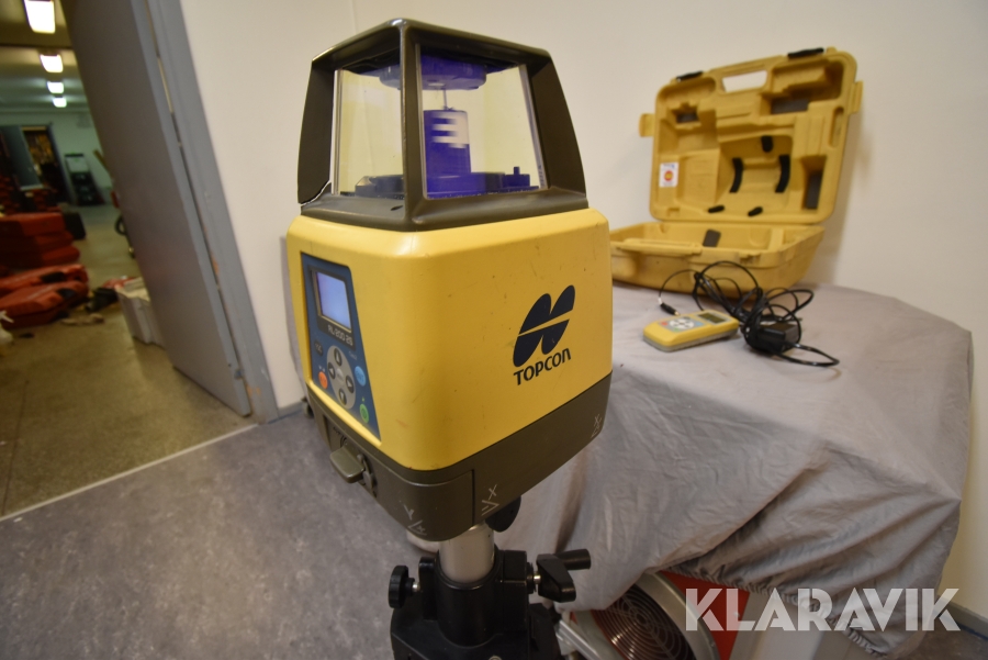 Tvåfallslaser med stativ & mottagare Topcon RL 200-2S, Jönkö