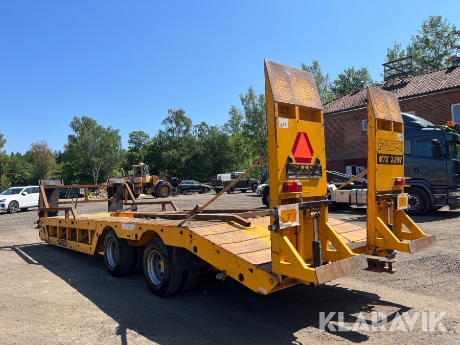 Maskintrailer Randex MTX 2-21W, Örebro, Klaravik auktioner