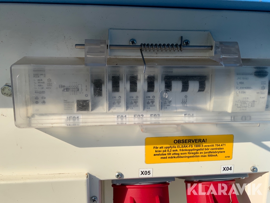 Elcentral El-Björn ZSF 25, Vännäs, Klaravik auktioner