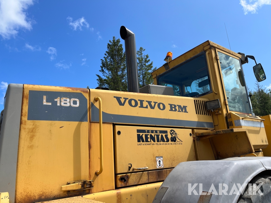 Hjullastare Volvo BM L180, Värmdö, Klaravik auktioner