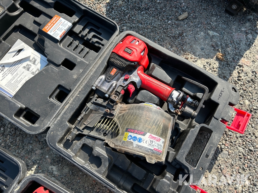 Spik- & Bultpistol Max, Enköping, Klaravik auktioner