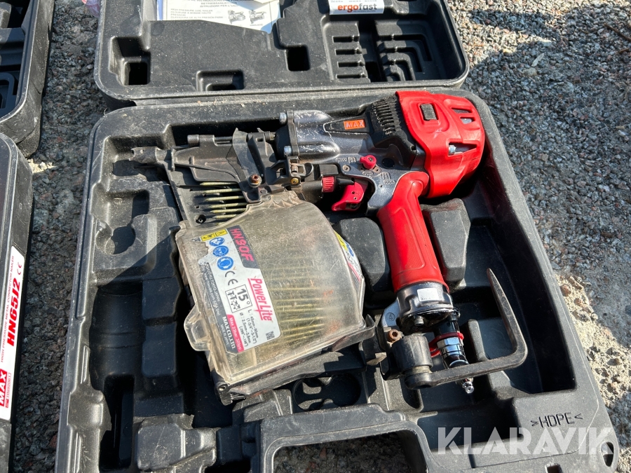 Spik- & Bultpistol Max, Enköping, Klaravik auktioner