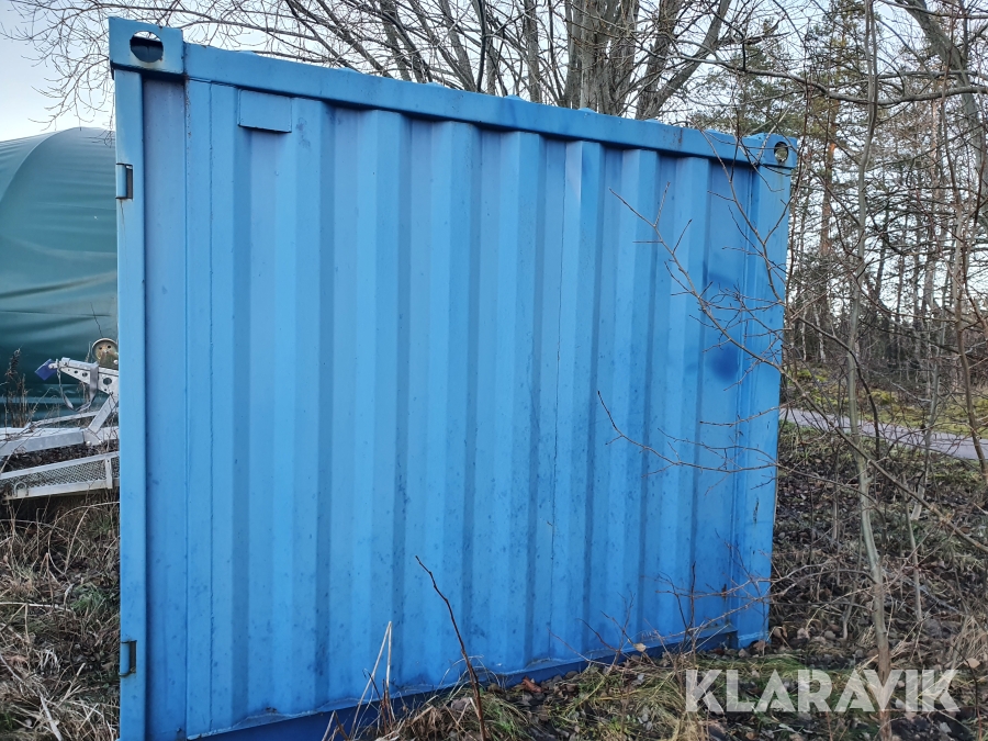 Container / Förråd Swepol 8 fots, Karlstad, Klaravik auktion