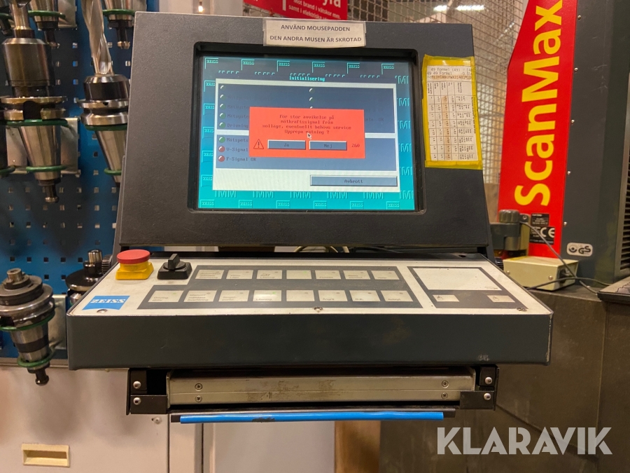 Klaravik Auktioner | Koordinatmätmaskin Carl Zeiss ScanMax