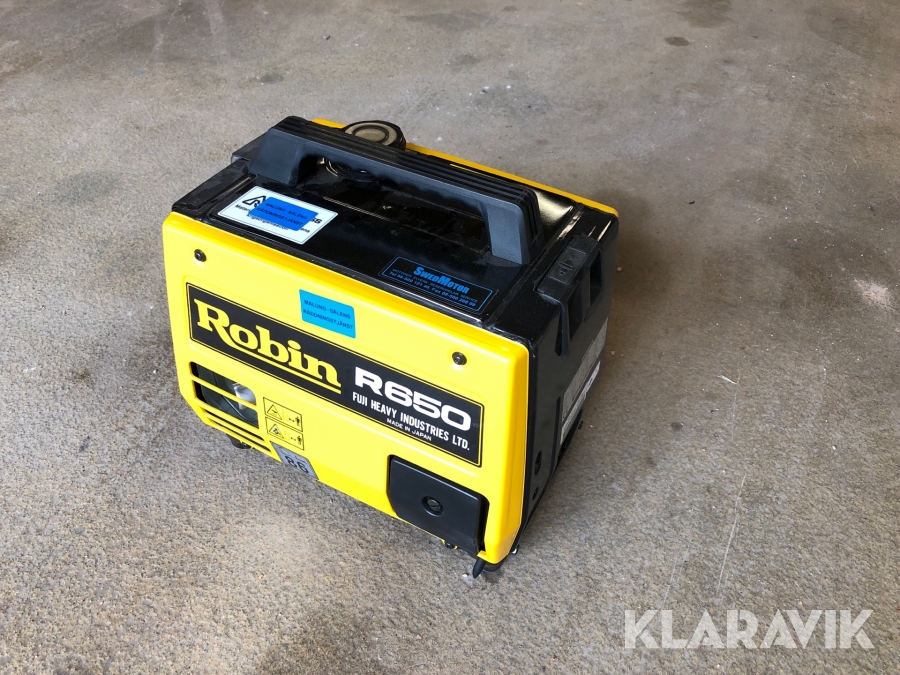 Klaravik Auktioner | Generator Robin R650