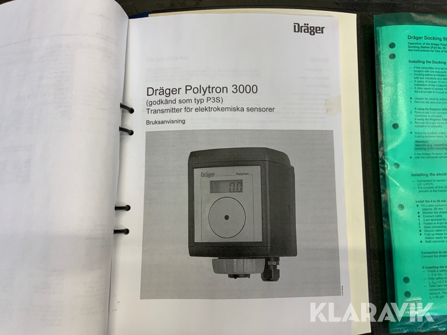 Kolmonoxidsensor Dräger Polytron 3000, Umeå, Klaravik aukt