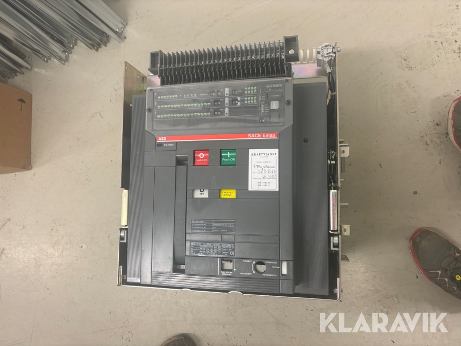 Effektbrytare ABB Sace Emax, Dals-Ed, Klaravik auktioner
