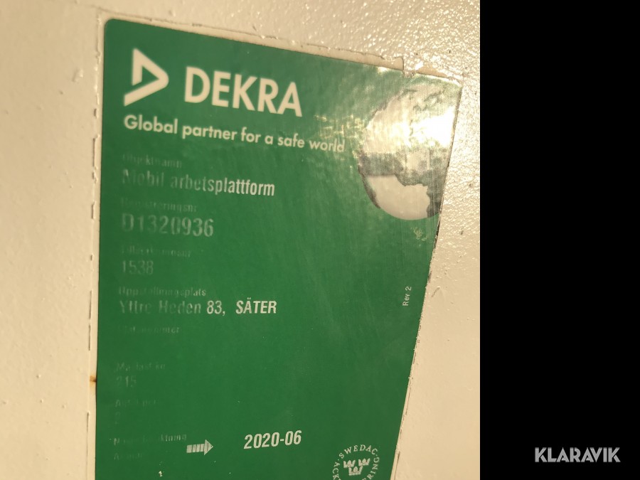 Släpvagnslift Upright TL38