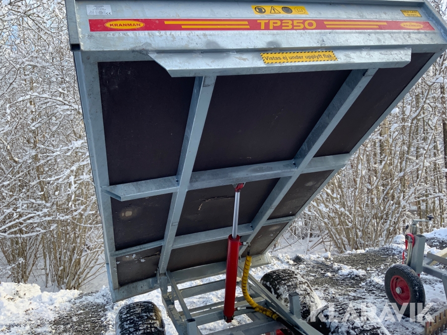 Tippkärra Kranman TP350, Alingsås, Klaravik auktioner