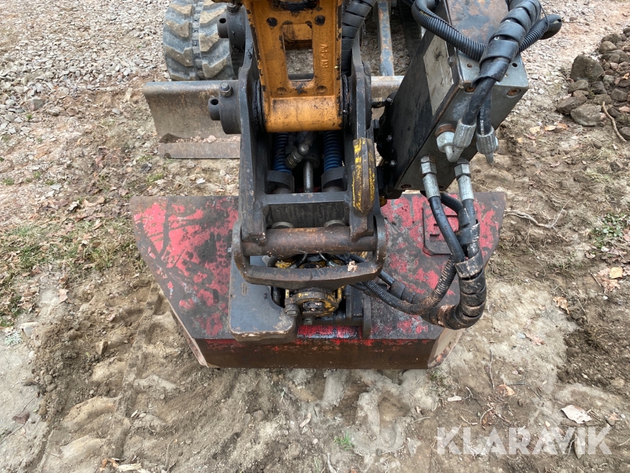 Grävmaskin på trailer Case CX22B C, Västervik, Klaravik a