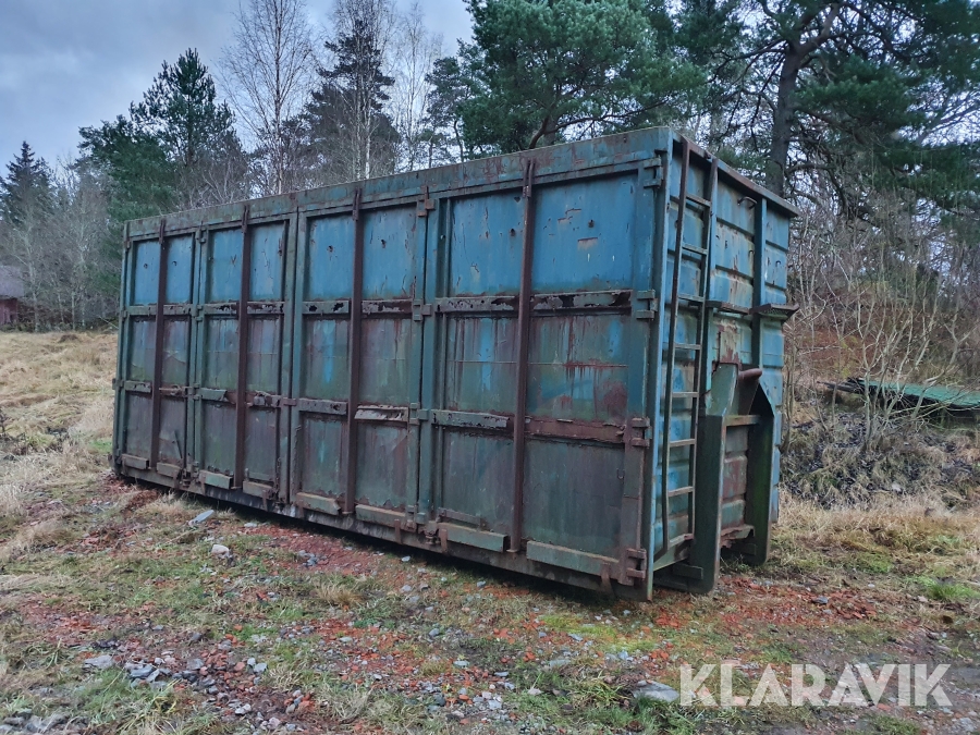 Lastväxlarflak Container 6 meter, Karlstad, Klaravik auktion