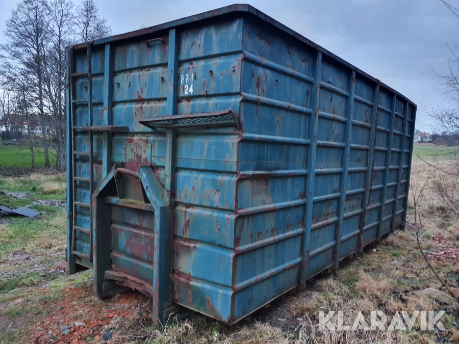 Lastväxlarflak Container 6 meter, Karlstad, Klaravik auktion