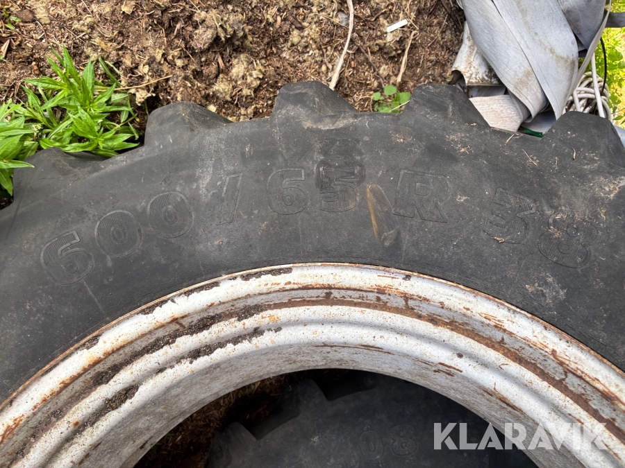 Dubbelmontage 2st Michelin XM108, Skellefteå, Klaravik aukti