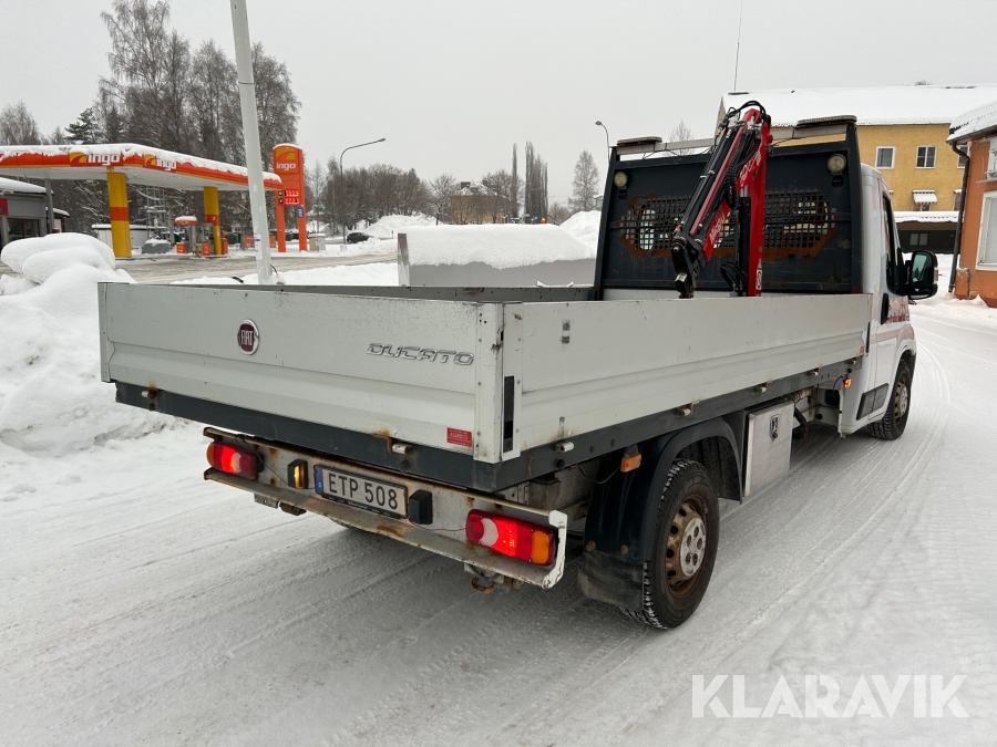 Lätt lastbil med kran Fiat 250 Ducato, Örnsköldsvik, Klaravi