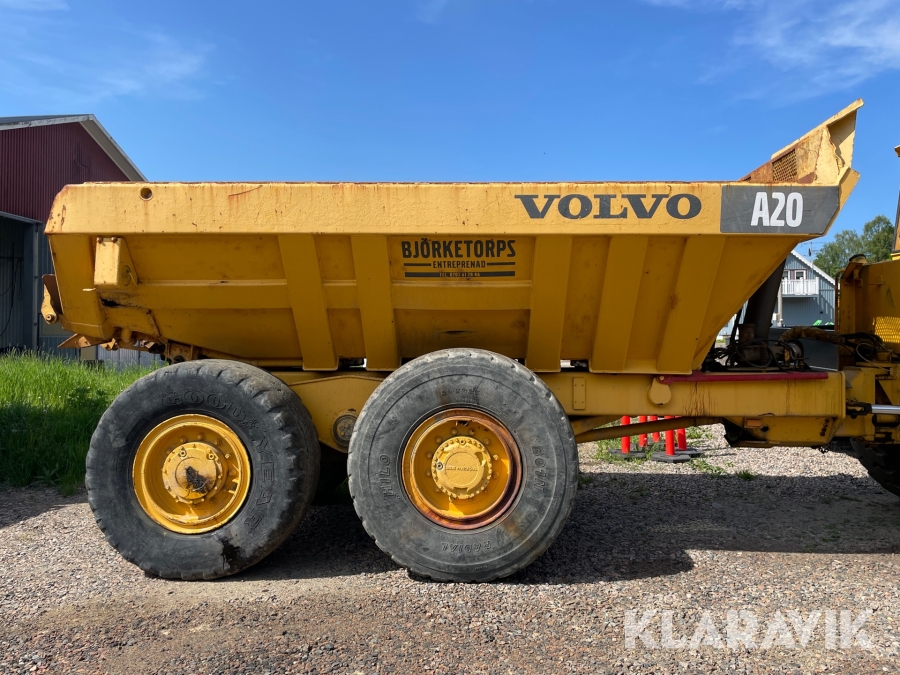 Dumper Volvo A20, Mark, Klaravik auktioner