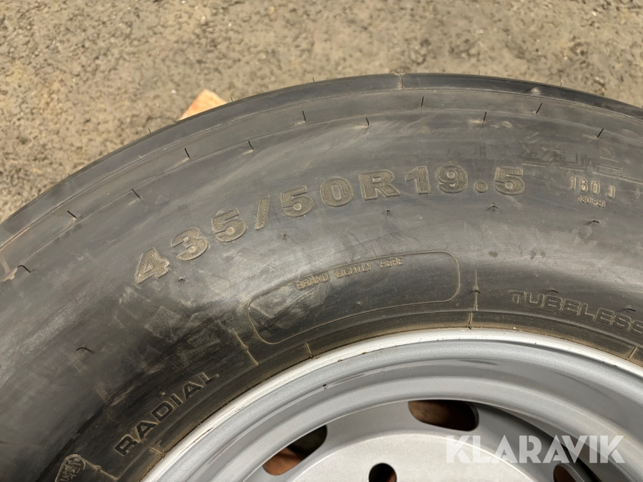 Hjul till trailer 1 st Marshal KLT03 435/50R19,5, Kumla, Kla