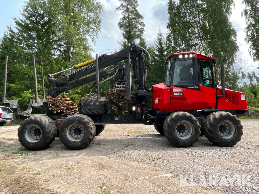 Skotare Komatsu 840TX, Katrineholm, Klaravik auktioner