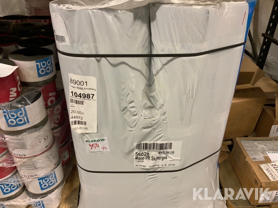 Takpapp Icopal Mono 501PR Pansargrå, Nässjö, Klaravik au