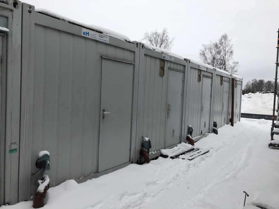 5 st Personalbodar i stål