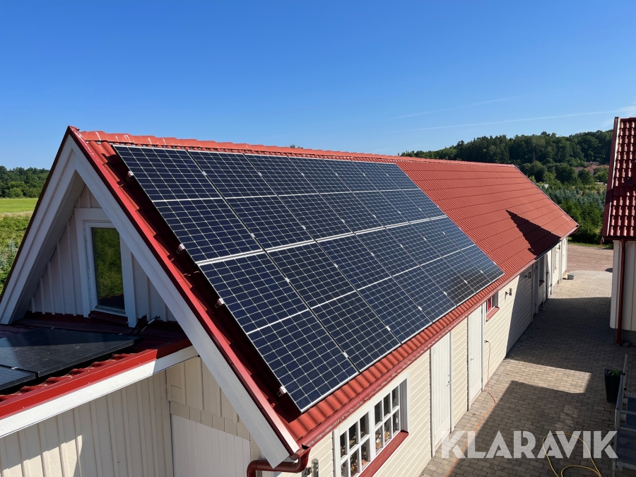 Solcellspaket 10 kW Hanersun 415-435 W, Full black, Kristian