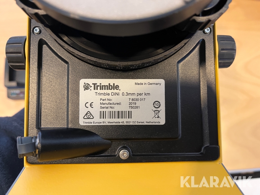 Digitaltavvägningsinstrument Trimble DiNi 0.3 mm, Solna, Kl