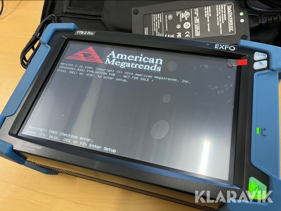 Testutrustning för fibernät Exfo FTB-2 PRO, Sigtuna, Klaravi