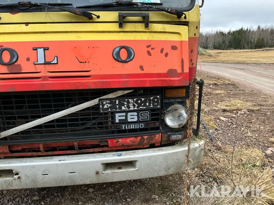 Lastbil Volvo F6S, Gullspång, Klaravik auktioner