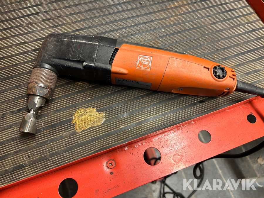 Sladdrivna handmaskiner och batteridriven bygglampa Kress, F