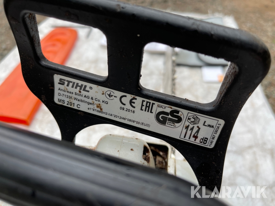 Klaravik Auktioner | Motorsåg Stihl MS 201C
