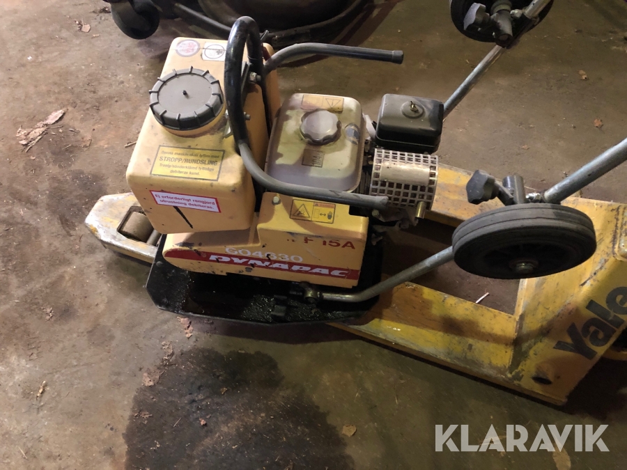 Klaravik Auktioner | Markvibrator Dynapac Rf15a