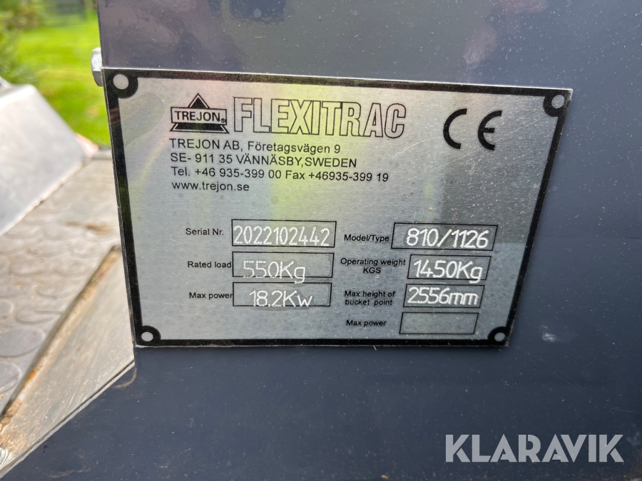Kompaktlastare Flexitrac 1126, Jönköping, Klaravik auktioner