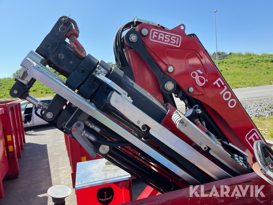 Kranflak Fassi F100B.2.24 XE, Mölndal, Klaravik auktioner