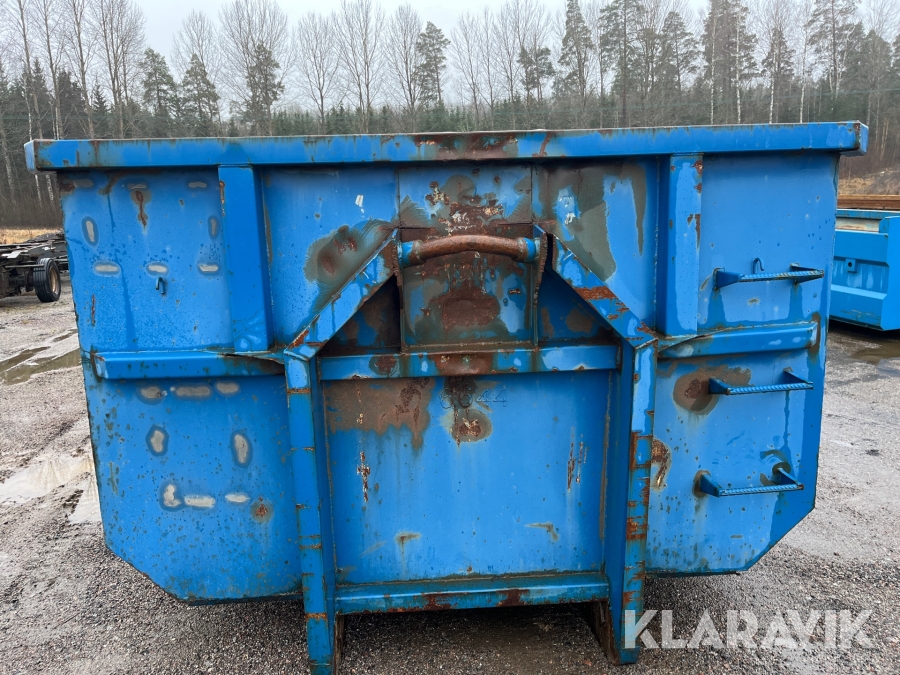 Lastväxlarcontainer 22m3, Kinda, Klaravik auktioner