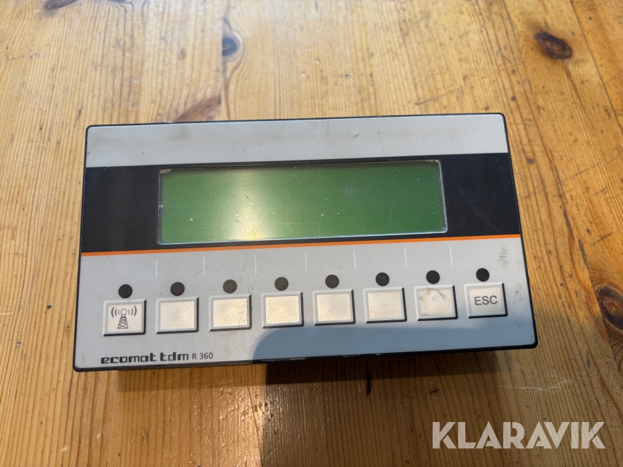 Display/kontrollenhet Ecomat 100 tdm R360, Norrtälje, Klarav