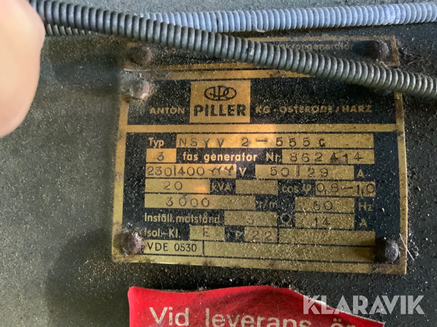 Generator Kalmar verkstad, Borgholm, Klaravik auktioner