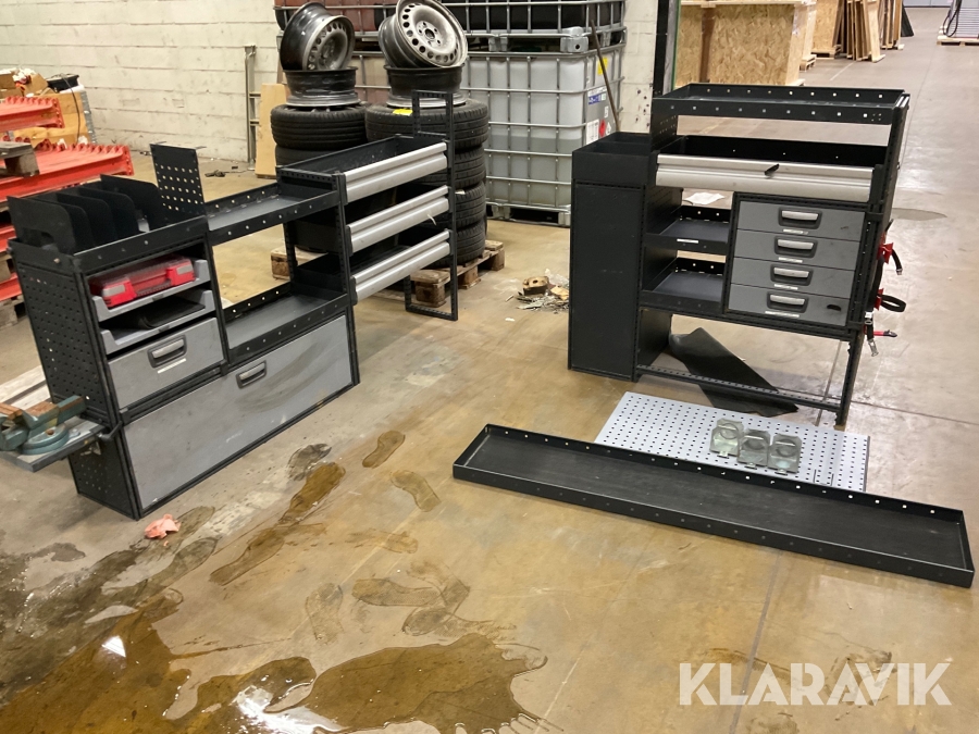 Verktygsinredning HH Modulsystem, Malmö, Klaravik auktioner