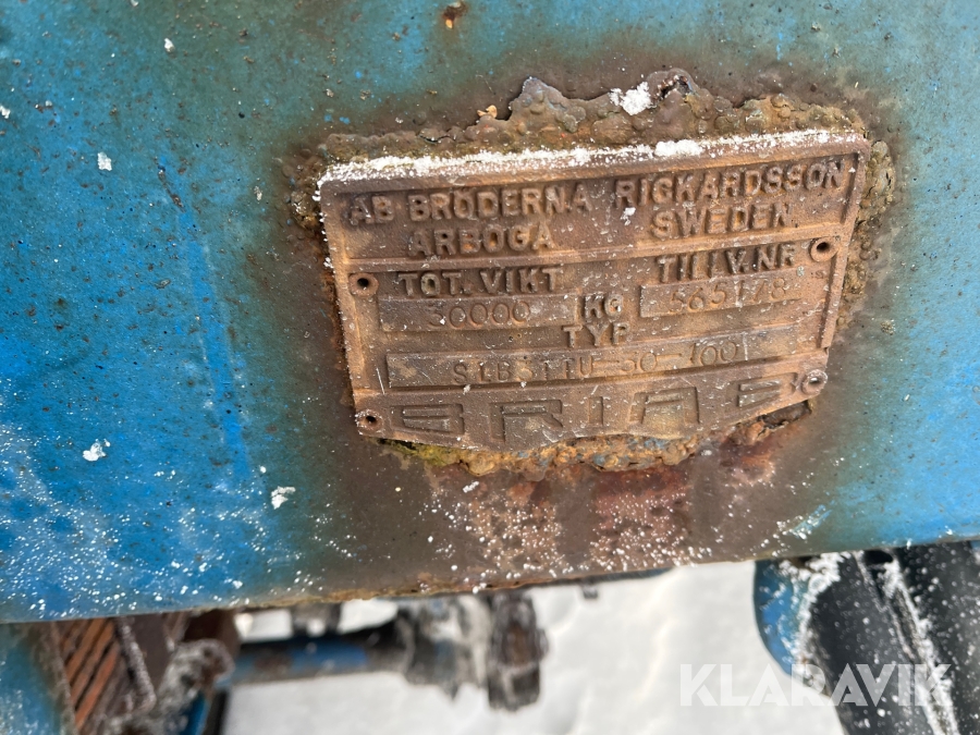 Torkvagn, Trollhättan, Klaravik auktioner