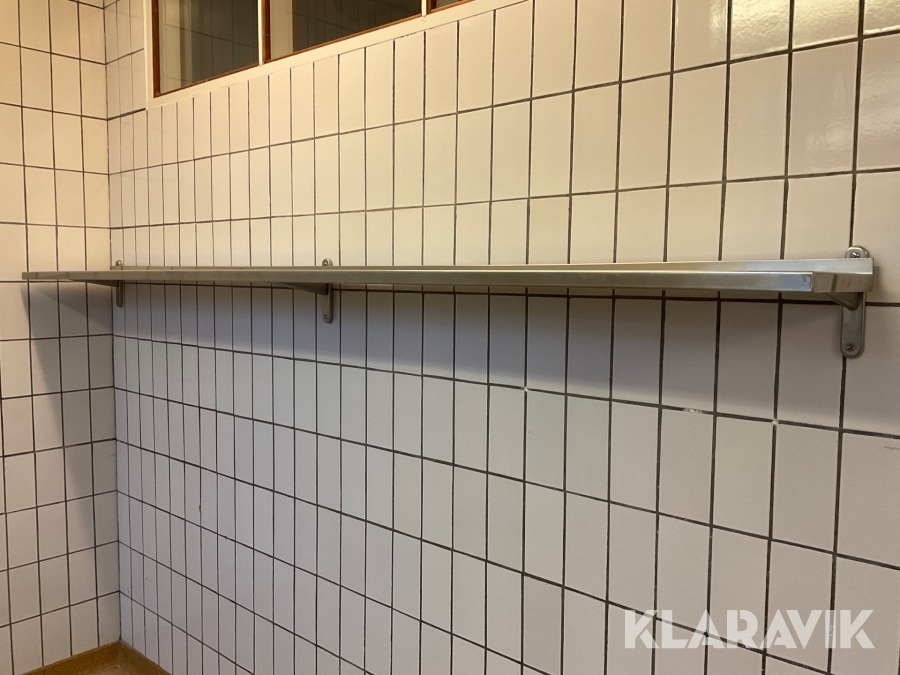 Rostfria hyllor, Mellerud, Klaravik auktioner