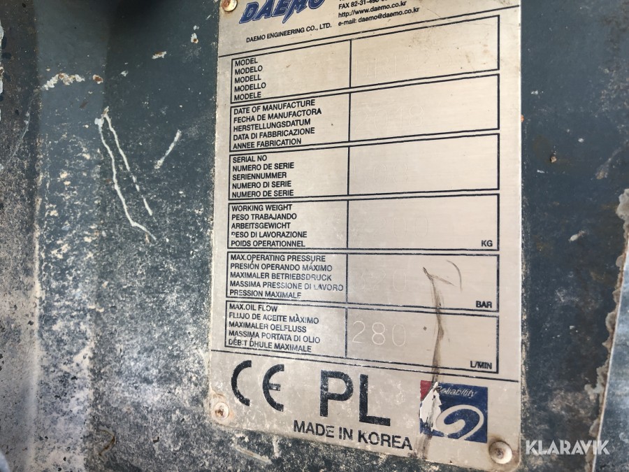 Betong Crusher Daemo DRP 235 S70