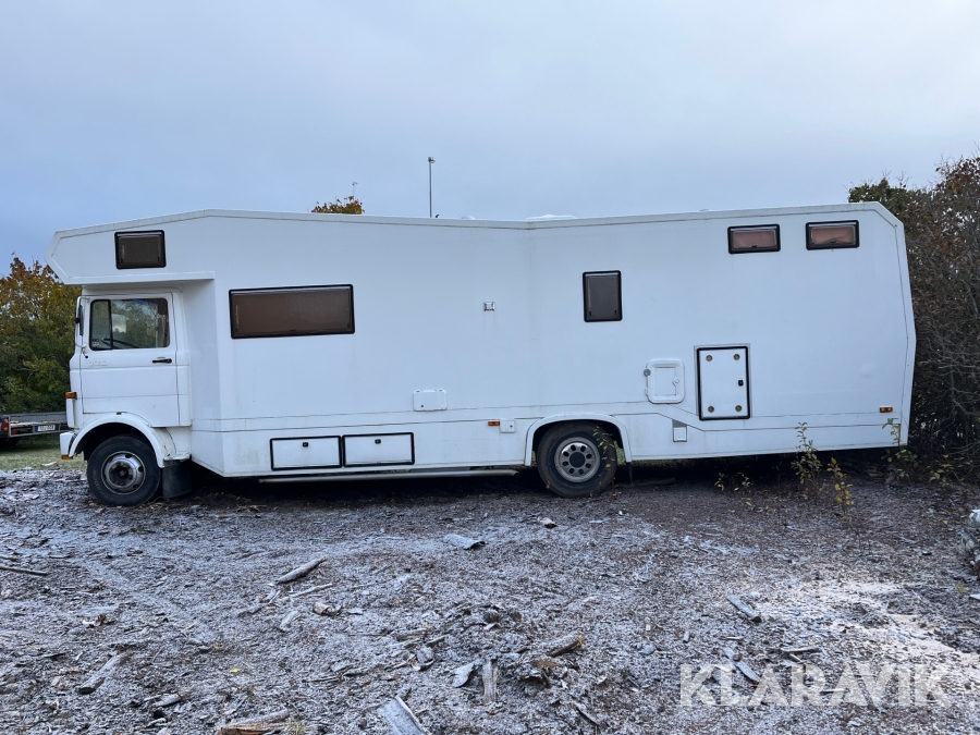 Husbil Mercedes-Benz 1013, Sandviken, Klaravik auktioner