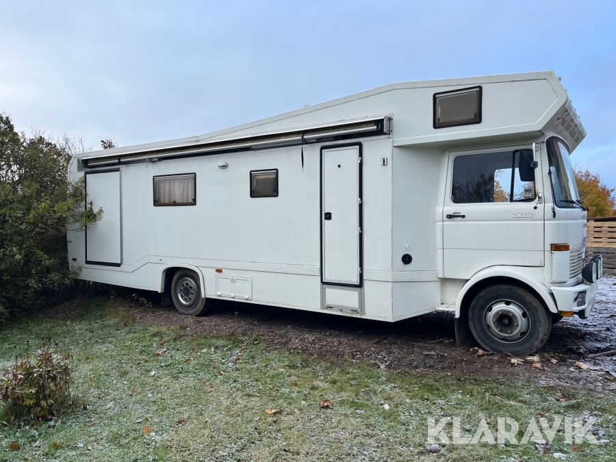 Husbil Mercedes-Benz 1013, Sandviken, Klaravik auktioner