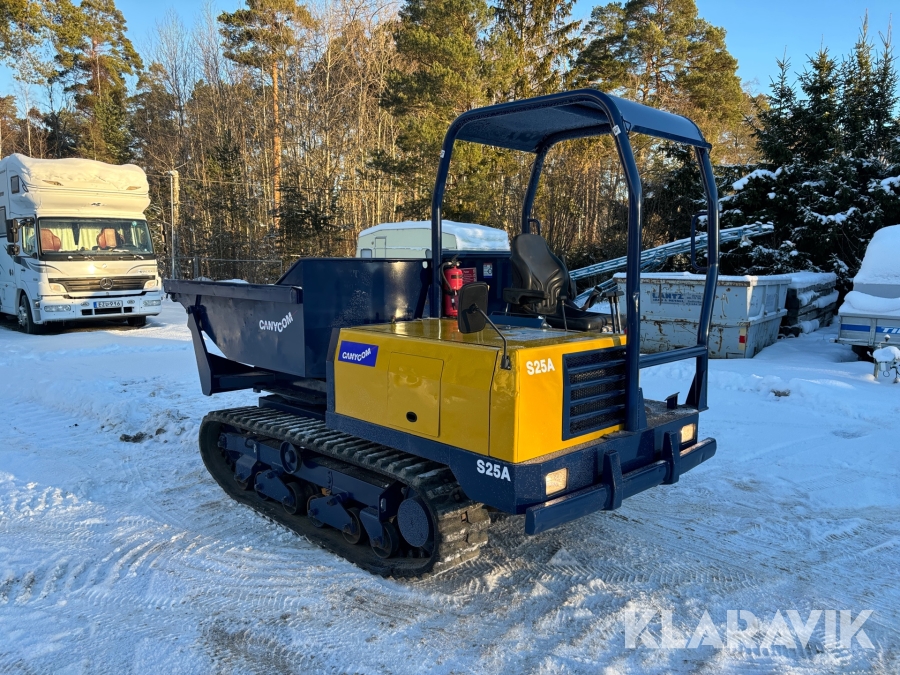Dumper Canycom S25A, Järfälla, Klaravik auktioner